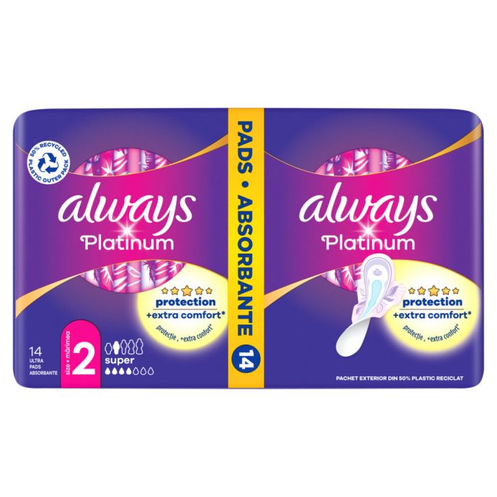 Always Platinum Super Duo higijenski ulošci 14kom