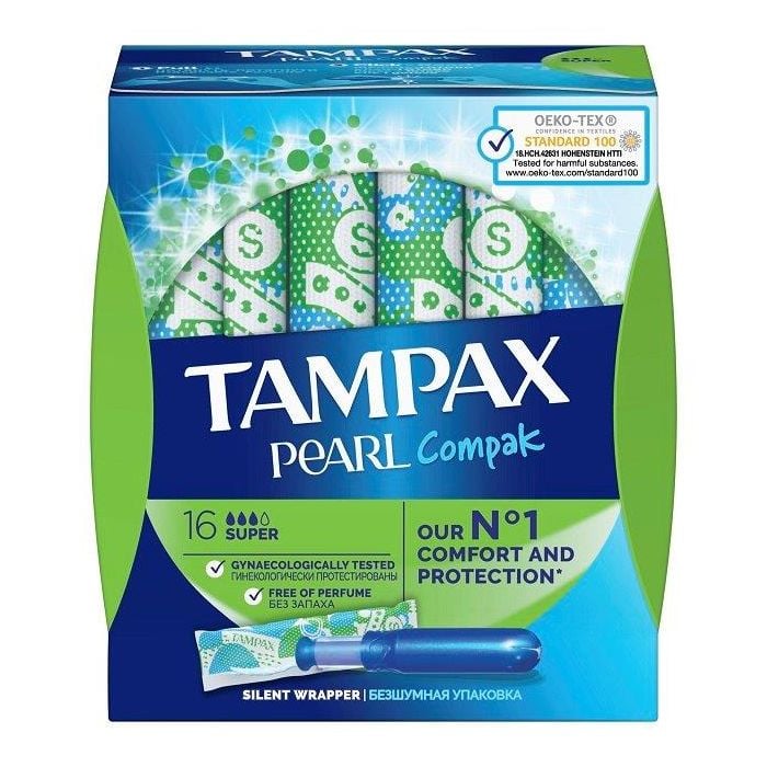 Tampax compak pearl tamponi sa aplikatorom 16kom