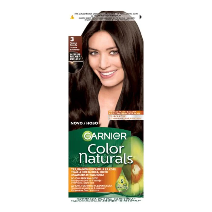 Garnier Color Naturals Creme Boja za kosu 3 CH FON
