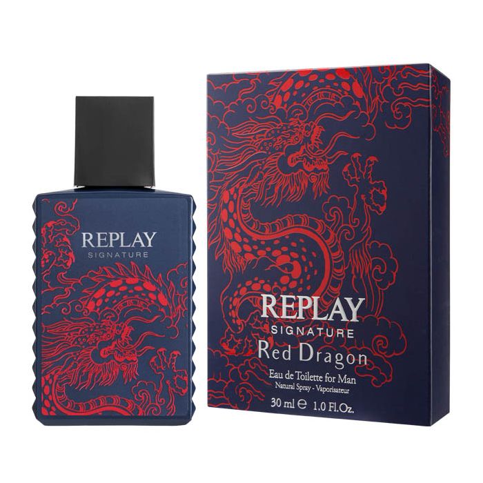 Replay Signature Red Dragon for man edt 30ml