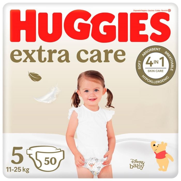 Huggies extra care pelene, veličina 5, 11-25kg, 50kom
