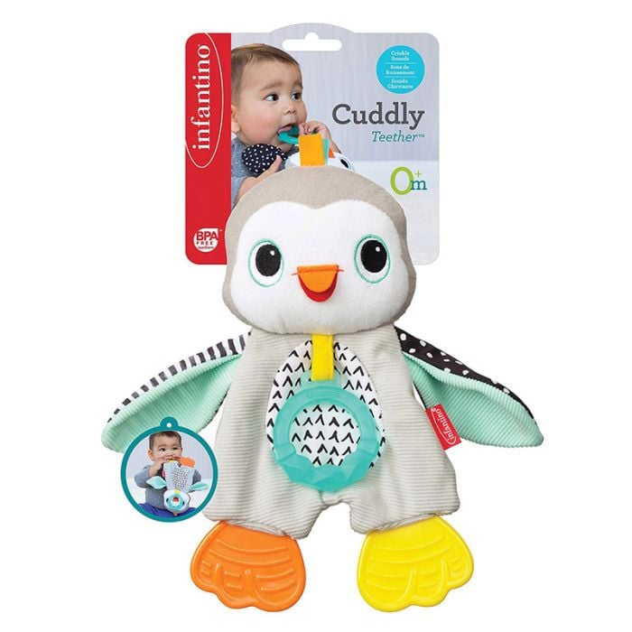 Infantino plišana glodalica pingvin