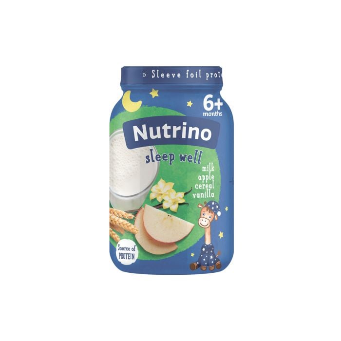 Nutrino mlečna kašica sa jabukom, pšenicom i vanilom 6m+,190g
