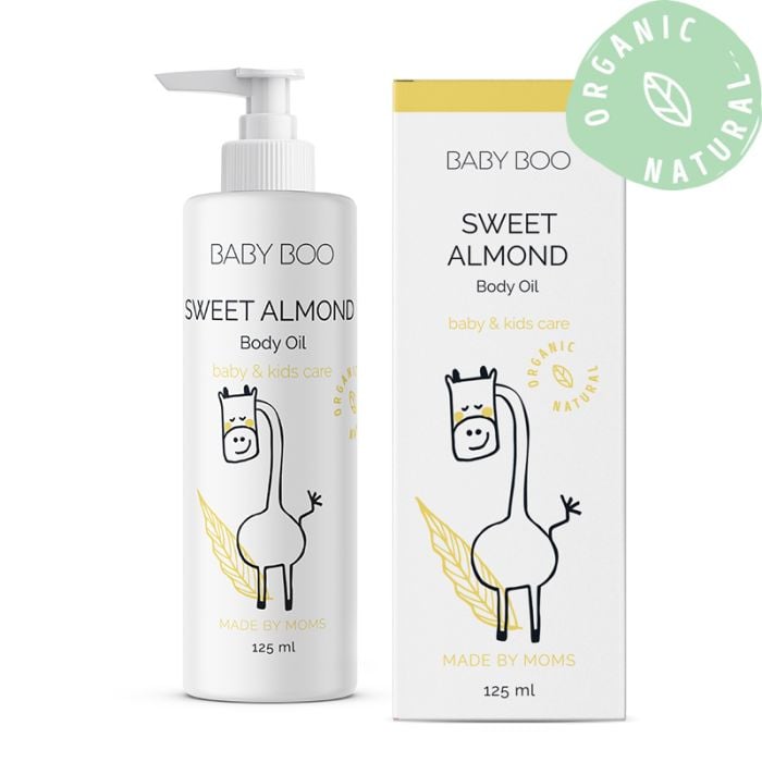 Baby Boo prirodno i organsko ulje za telo sa uljem slatkog badema 125ml