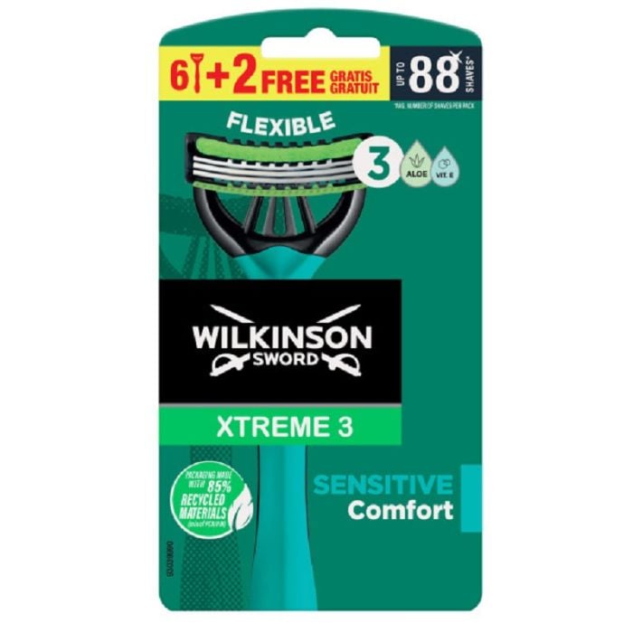 Wilkinson brijač Xtreme3 Sensitive 6+2 kom