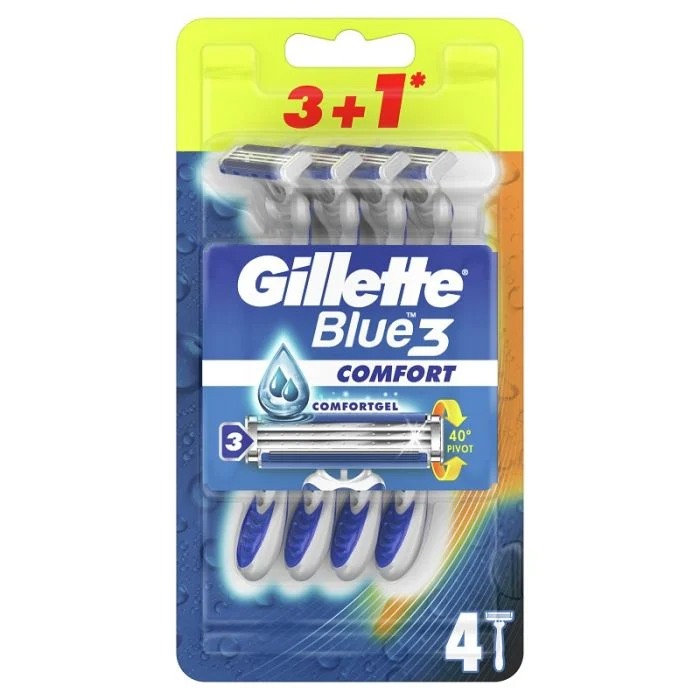 Gillette brijač blue 3 pakovanje 3+1