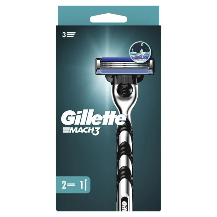 Gillette Mach3 drška+2 dopune