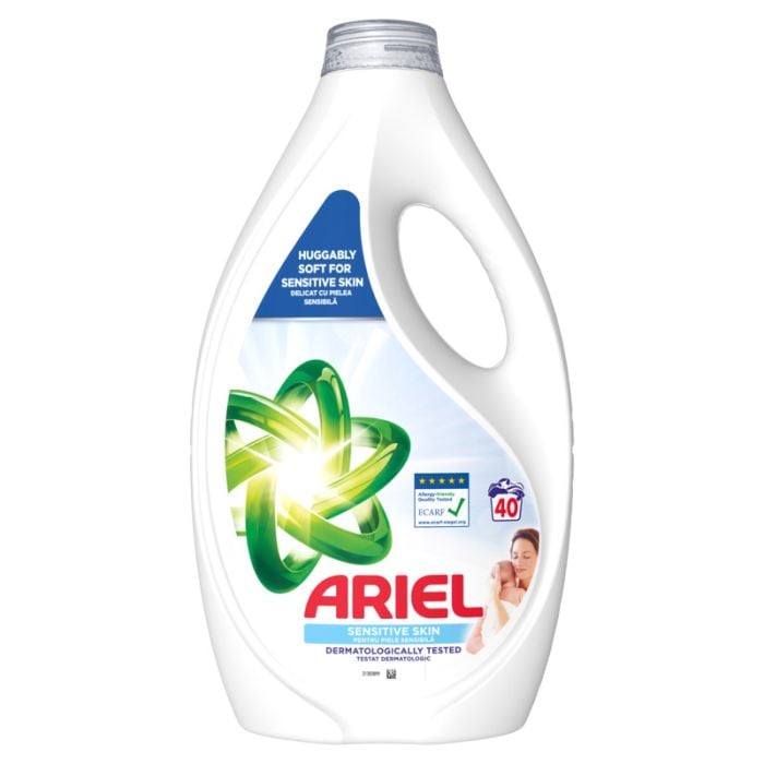 Ariel Sensitive Skin, tečni deterdžent, 1.8l, 40 pranja