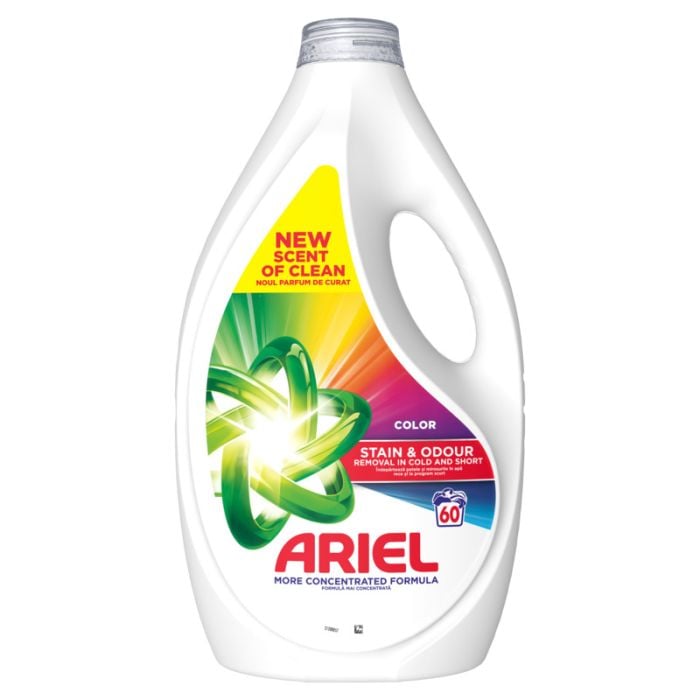 Ariel Color Stain & Odour tečni deterdžent za veš, 60 pranja, 2.7l
