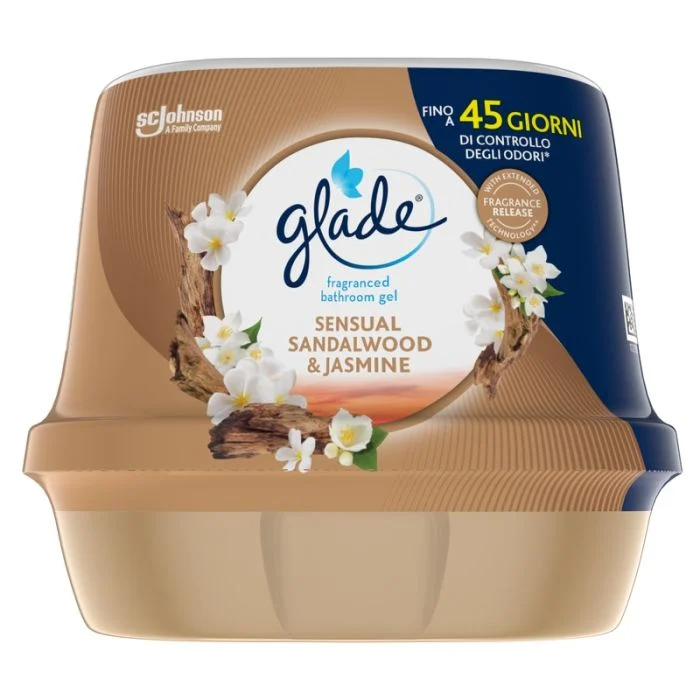 Glade sandalwood&jasmine osveživač prostora gel 180g