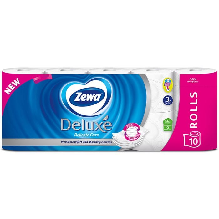 Zewa Deluxe Pure white toalet papir 10 komada