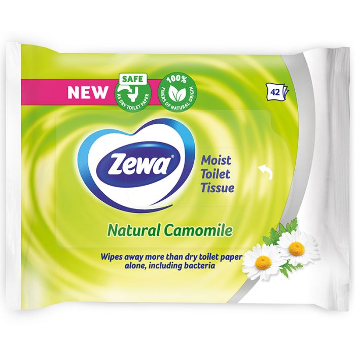 Zewa vlažni toalet papir moist camomile 42kom