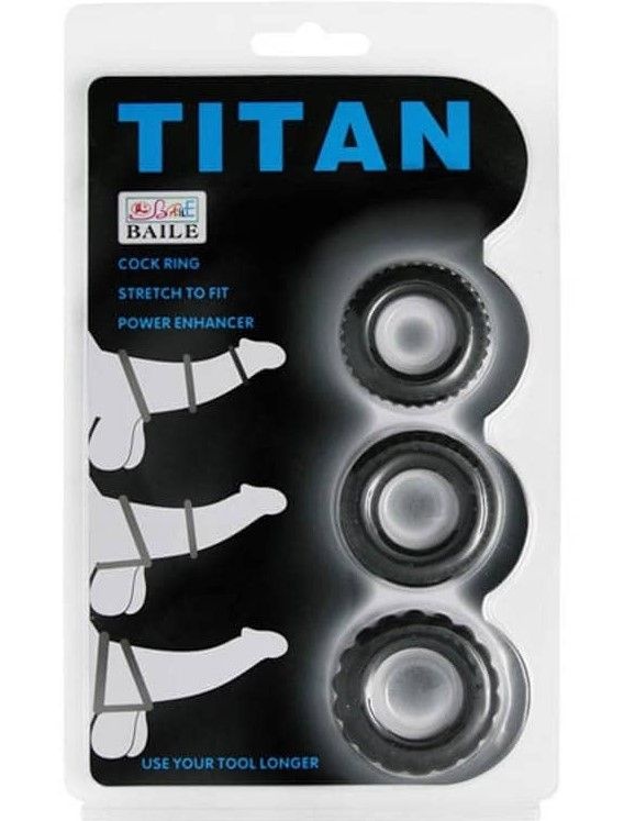 Set prstenova za penis i testise | Titan X3 Blue