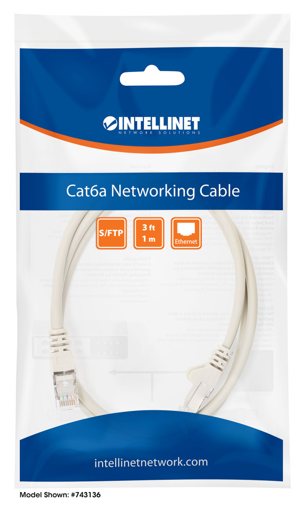 LAN SFTP kabl intellinet 317245 Cat6A CU/LS0H/Sivi/5m