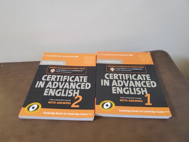 Cambridge Certificate in Advanced English 1 i 2