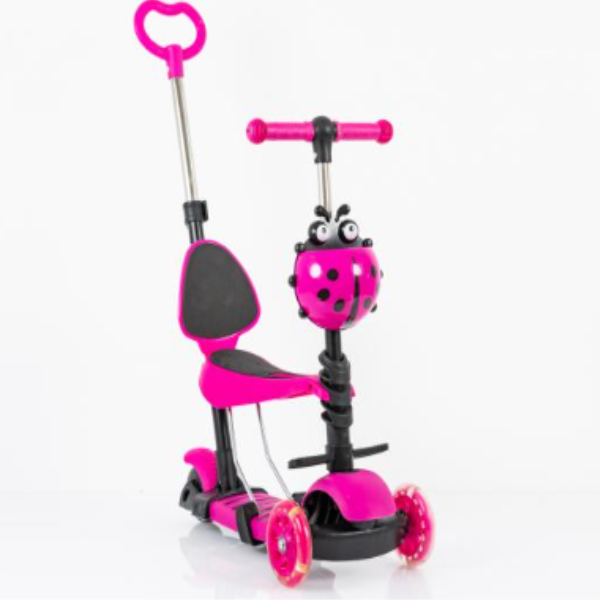 Trotinet 5u1 pink Bubamara TRO0049