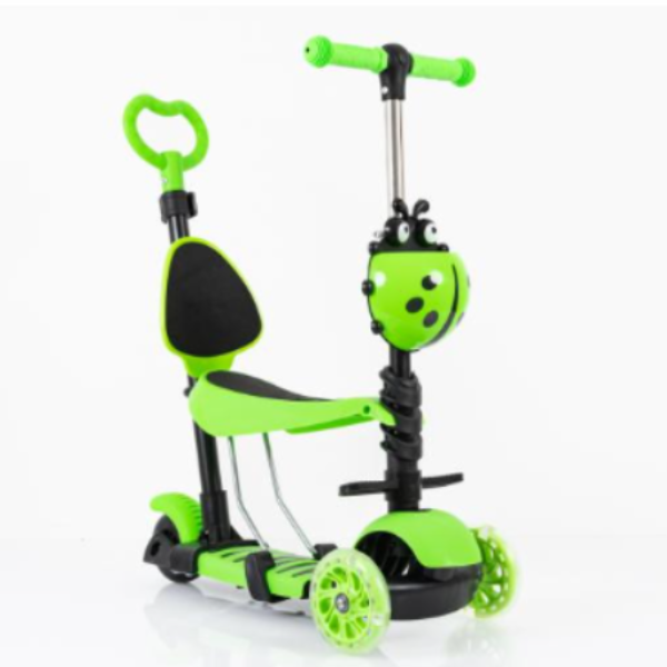 Trotinet 5u1 zelena Bubamara TRO0051