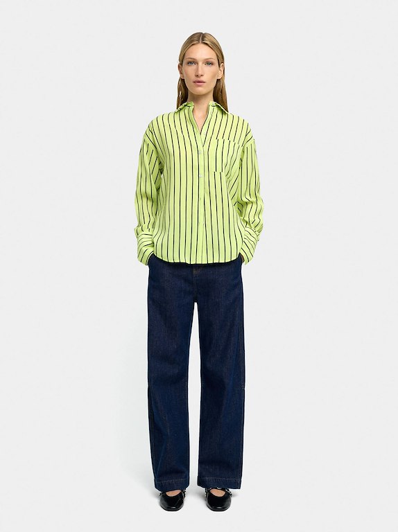STRIPED LONG-SLEEVE SHIRT