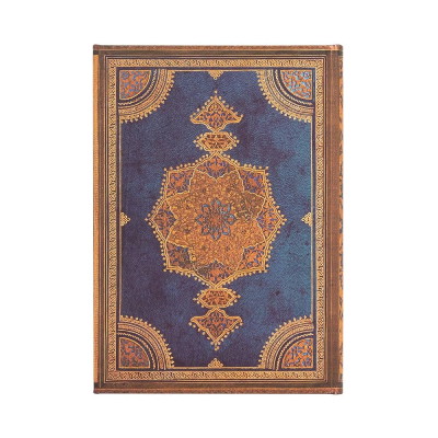 Agenda - Paperblanks, Safavid Indigo, Midi Lined, Hardcover
