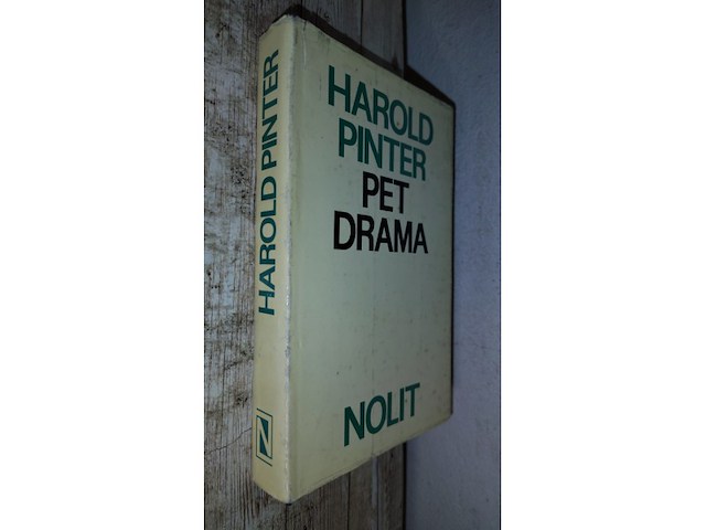Harold Pinter PET DRAMA