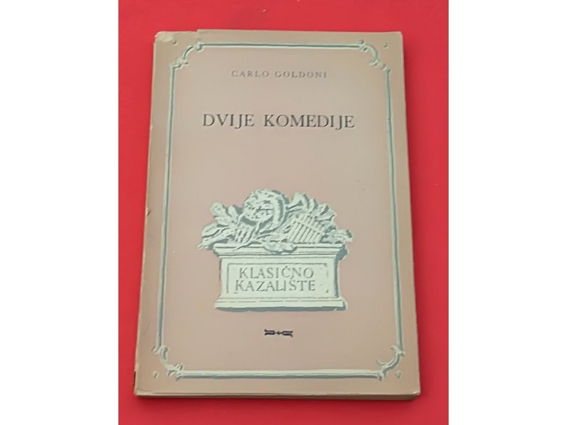 Dvije komedije Carlo Goldoni