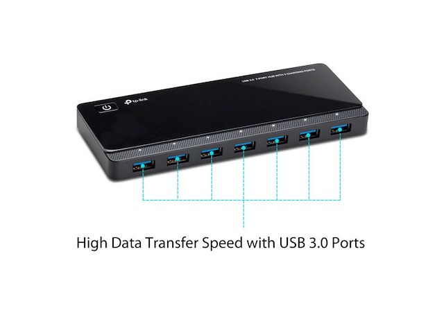 USB HUB 7 port TP-Link UH720 3.0 5V2.4A
