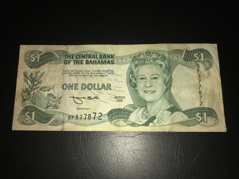 BAHAMI 1 DOLAR.1996.