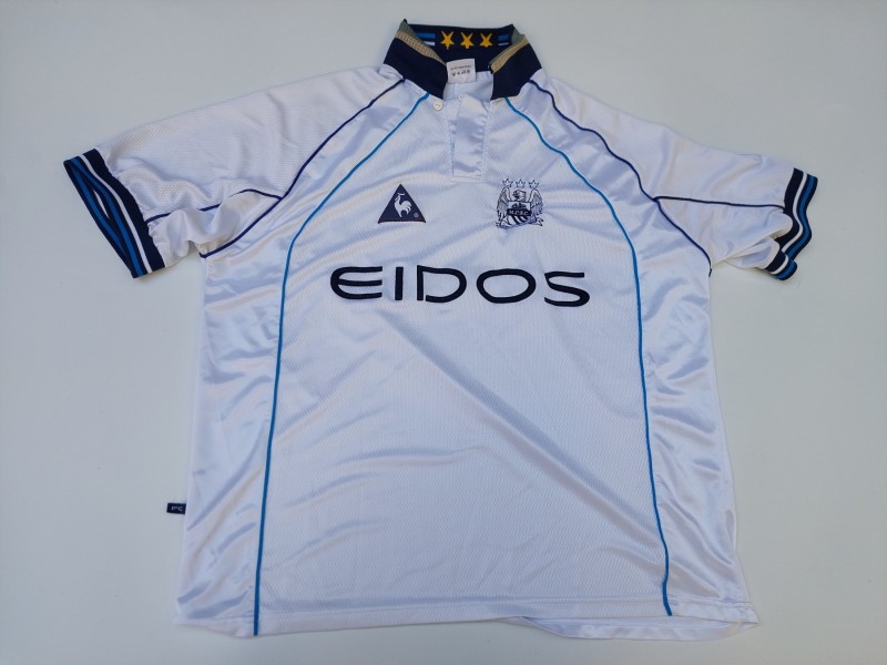 MANCHESTER CITY 1999 2000 AWAY SHIRT FOOTBALL SOCCER