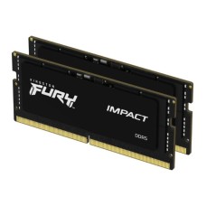 KINGSTON SODIMM DDR5 32GB (2x16 kit) 6400MT/s FURY Impact Black XMP (KF564S38IBK2-32)