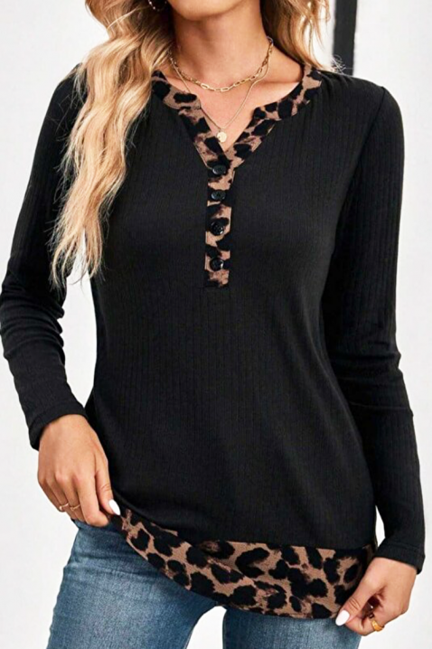 ženska bluza GLINEZA BLACK