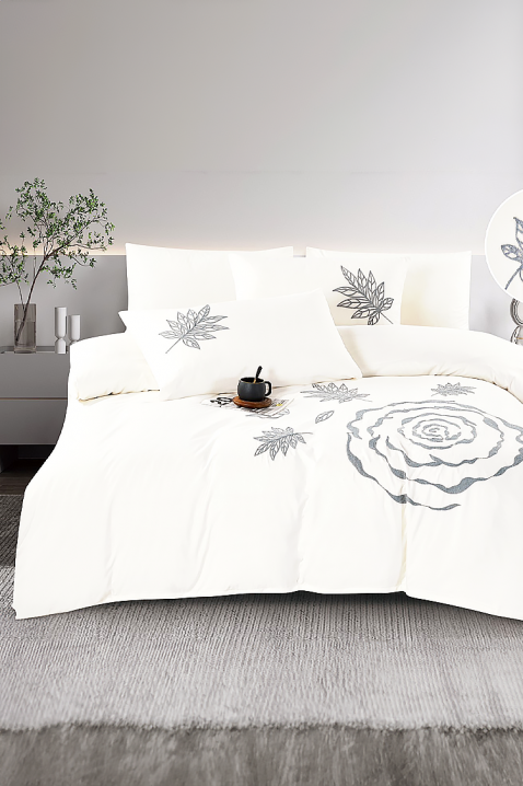 komplet posteljine BIOGELNA WHITE 180x200 cm pamuk - 3 dela