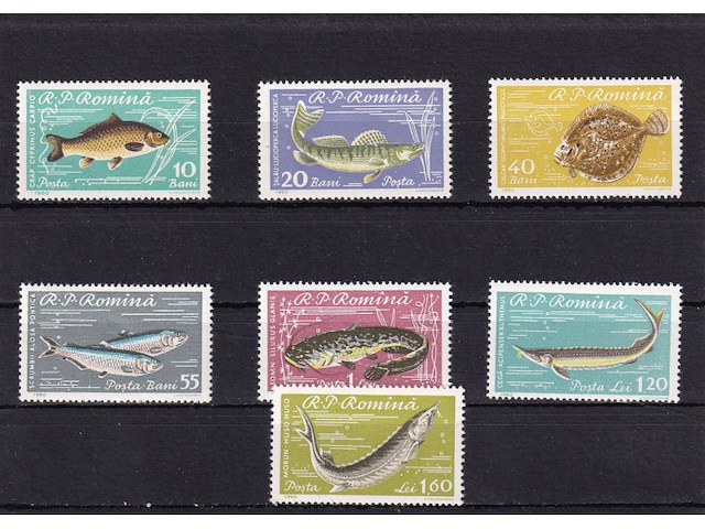 1960 ribe serija cisto ** (7791)