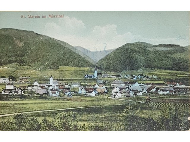 Razglednica `ST. MAREIN IM MÜRZTAL` Austrougarska