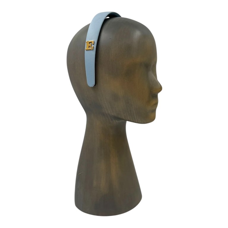LIGHT BLUE SATIN HEADBAND