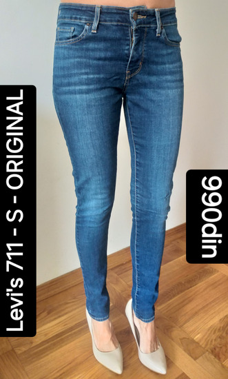 Levis 711 farmerke džins teksas S/36 ORIGINAL