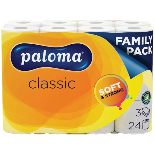 TOALET PAPIR ROLNA 50GR 3SL 24/1 PALOMA