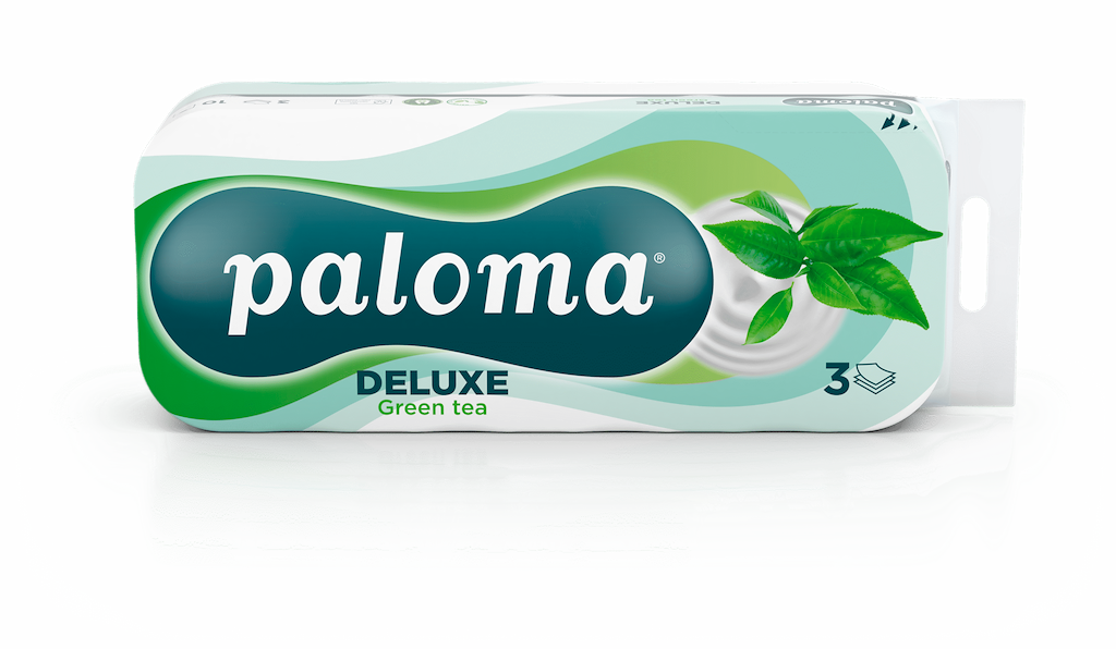 TOALET PAPIR ROLNA DELUXE GREEN TEA 3SL 10/1 PALOMA 4232