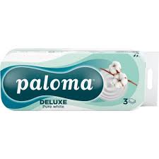 TOALET PAPIR ROLNA DELUXE PURE WHITE 3SL 10/1 PALOMA 4233