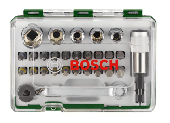 Bosch 27-delni set bitova sa čegrtaljkom Promoline (2607017562)