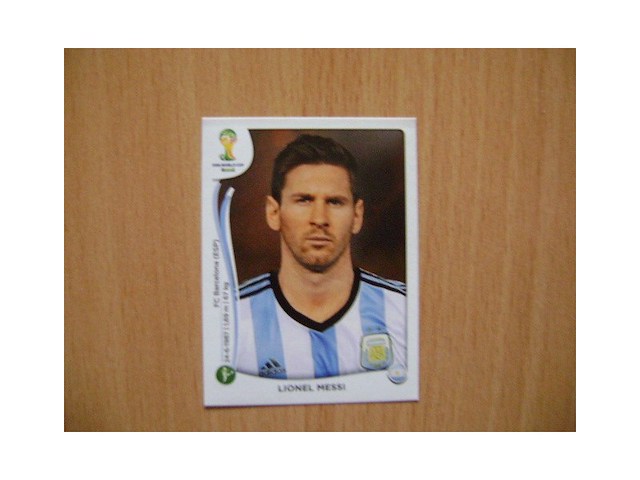 Brazil Panini 2014 broj 430 Messi