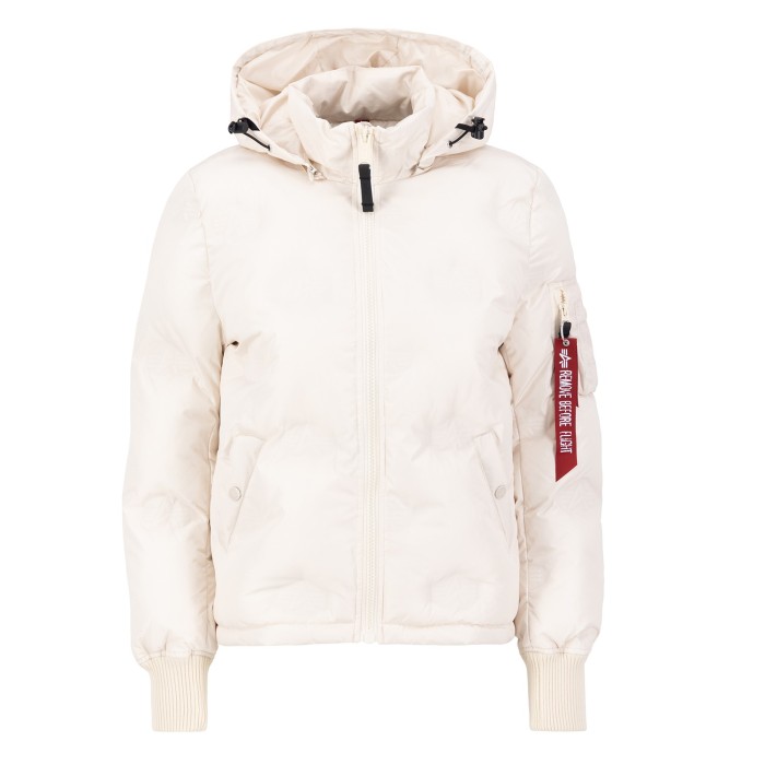 Alpha Industries Hooded Logo Puffer jakna