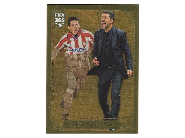 FIFA 365 2017 sličica br.017 ( 17 ) Diego Simeone