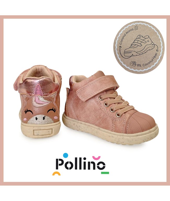 POLLINO DUBOKE PATIKE - UNUCORN / ROSA