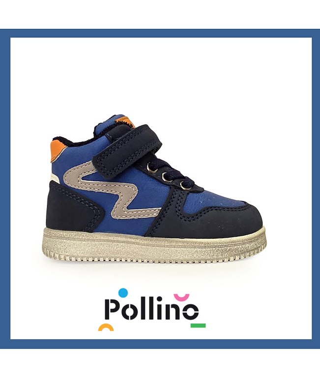 POLLINO DUBOKE PATIKE - POPY / BLUE