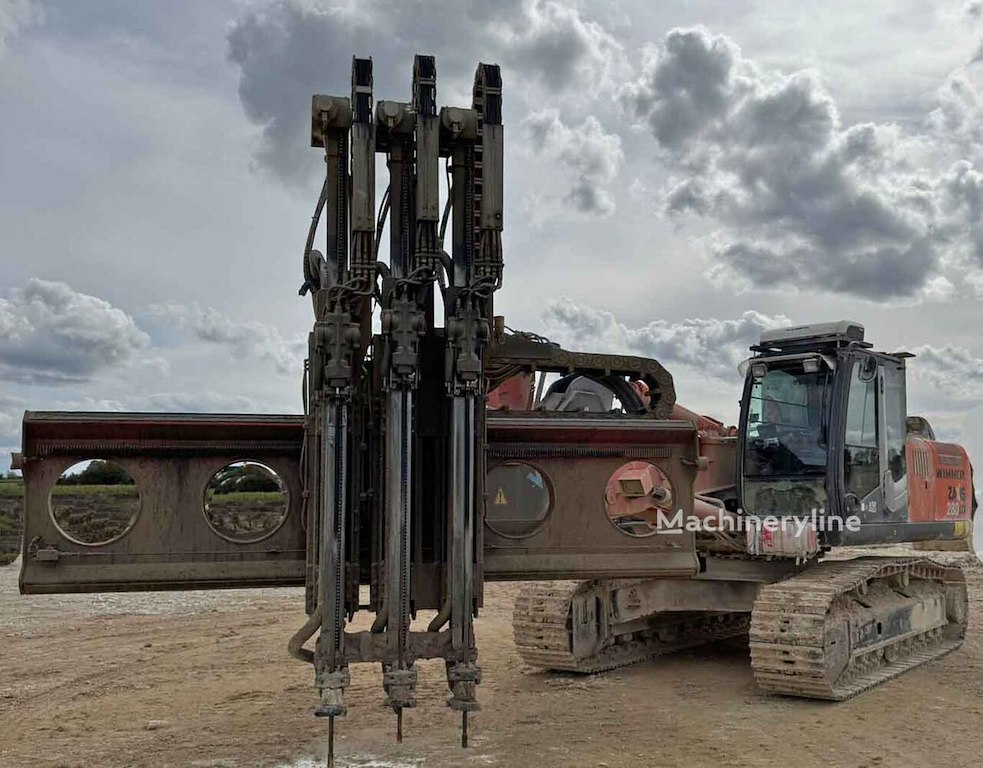 Wimmer blast hole drilling rig with 3 drills bušaće postrojenje