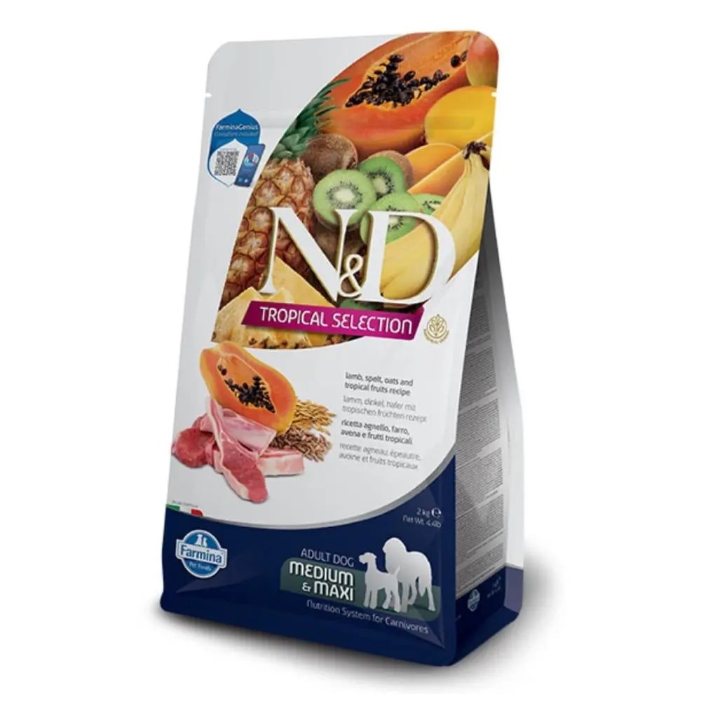 N&D TROPICAL Lamb Medium and Maxi 10 kg Hrana za pse