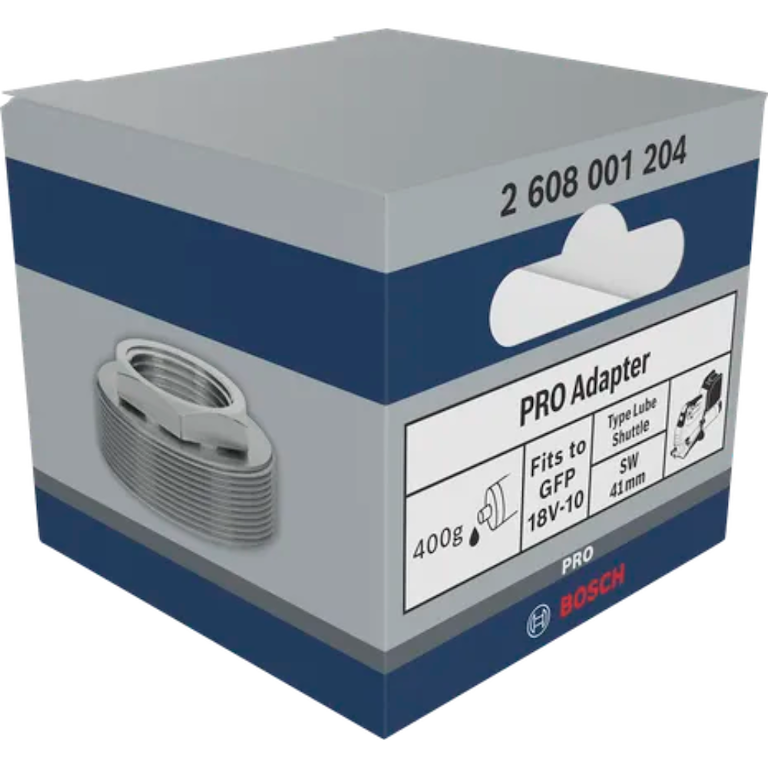 Bosch – PRO Adapter za pištolj za mast GFP 18V-10, za kartušu sa navojem od 400g – 2608001204