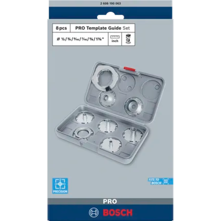 Bosch – PRO Set inčnih vodećih čaura – 2608190063