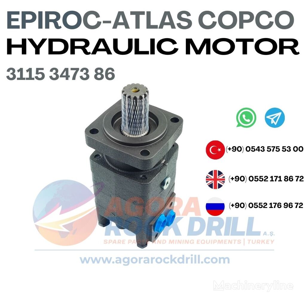 Atlas Copco Epiroc 3115 3473 86 hidraulični motor za opreme za bušenje