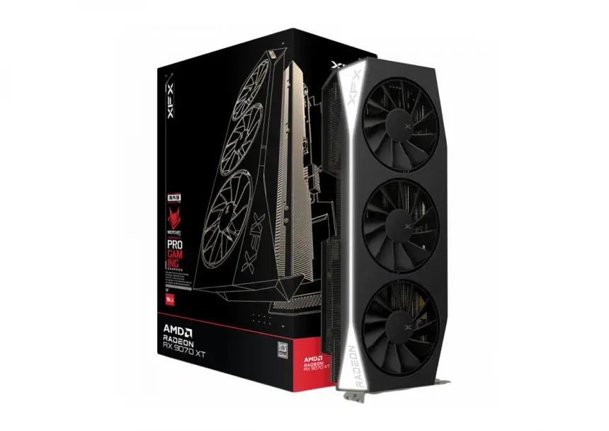 Grafička karta XFX Swift AMD RX9070XT Triple fan Gaming GDDR6 16GB 256bit 3xDP/1xHDMI